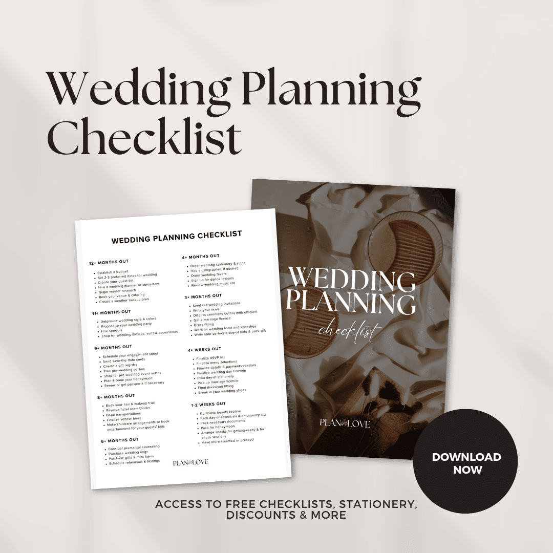 11 Best Micro Wedding Planning Checklists • BELLAMY LOFT